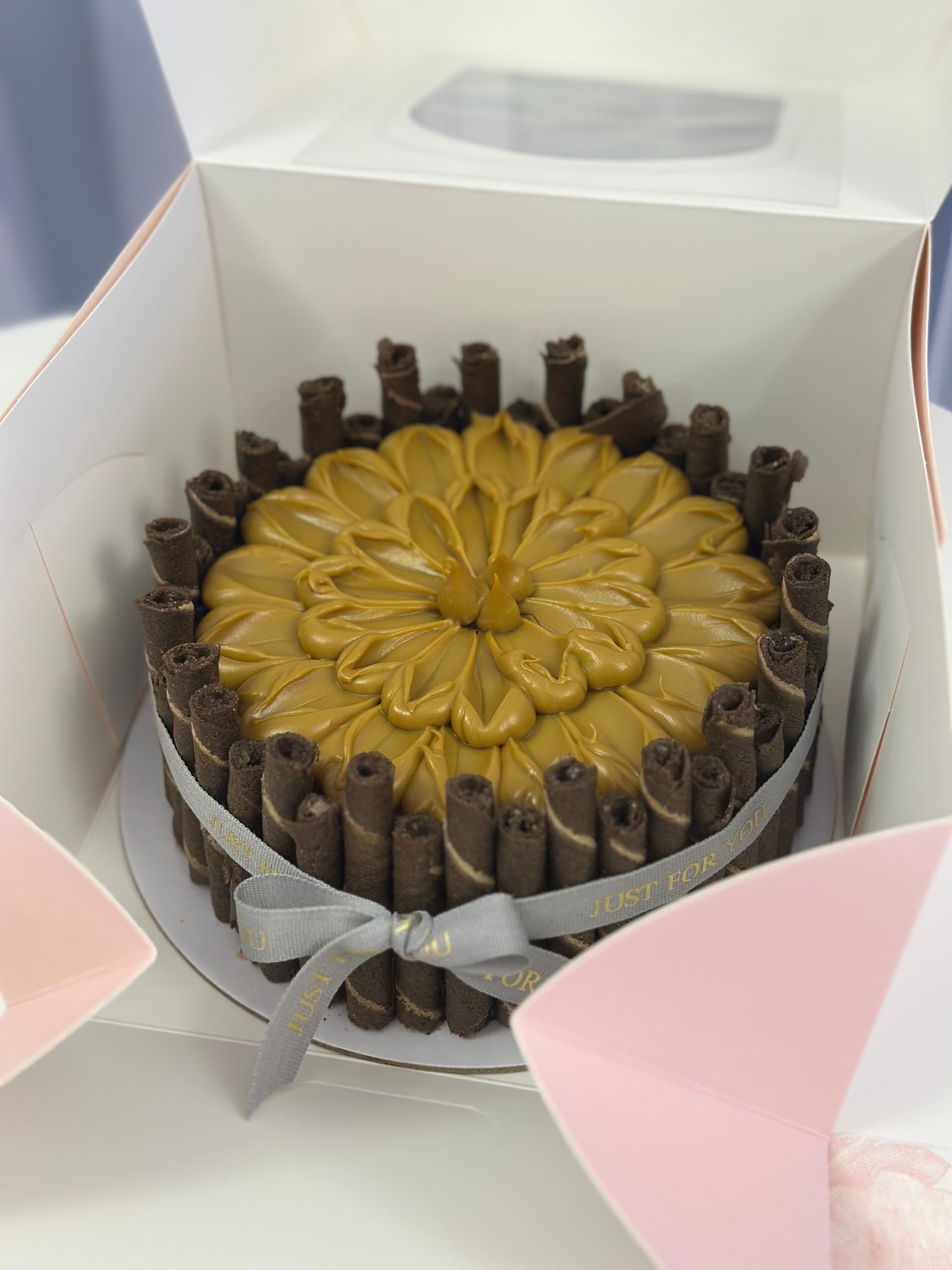 6” Mini Grand Slam Chocolate Caramel Cake – Moniquecakesph